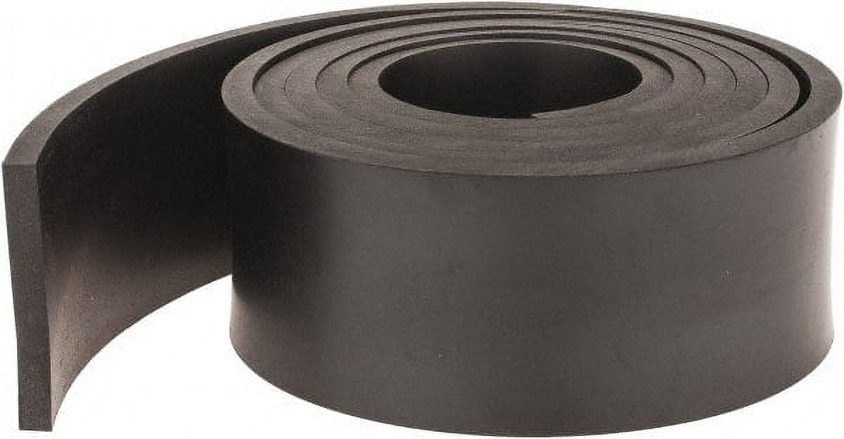 USA Made Neoprene Rubber Strip, 1/4"x2"x60", 70 Shore A, 1,000-1,200 ...