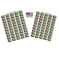 Made in USA! 100 Country Flag 1.5" x 1" Self Adhesive World Flag ...
