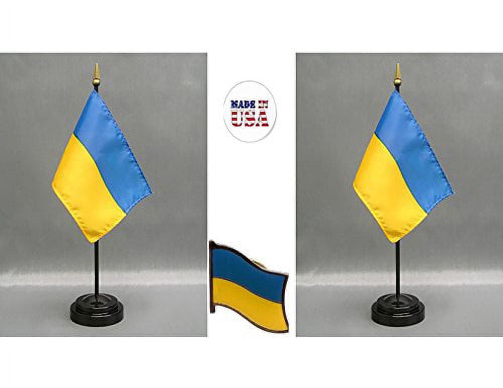 Made in The USA. 2 Ukraine 4"x6" Miniature Office Desk & Little Hand ...