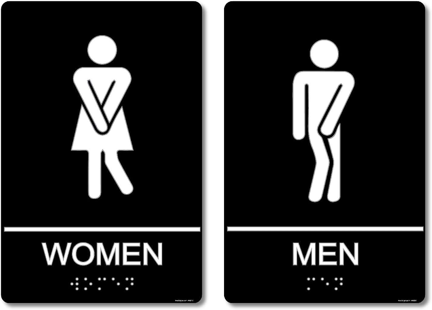 Made in The USA – “Gotta Go Bathroom 2 Pack" - Comical Women & Men ...