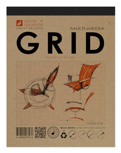 Made in The USA: Premium Grid Paper Creative Project Pad for Pencil ...