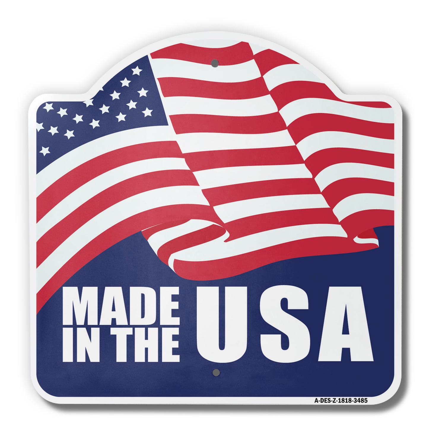 Made In The Usa 18" X 18" Heavy-Gauge Aluminum Architectural Sign ...