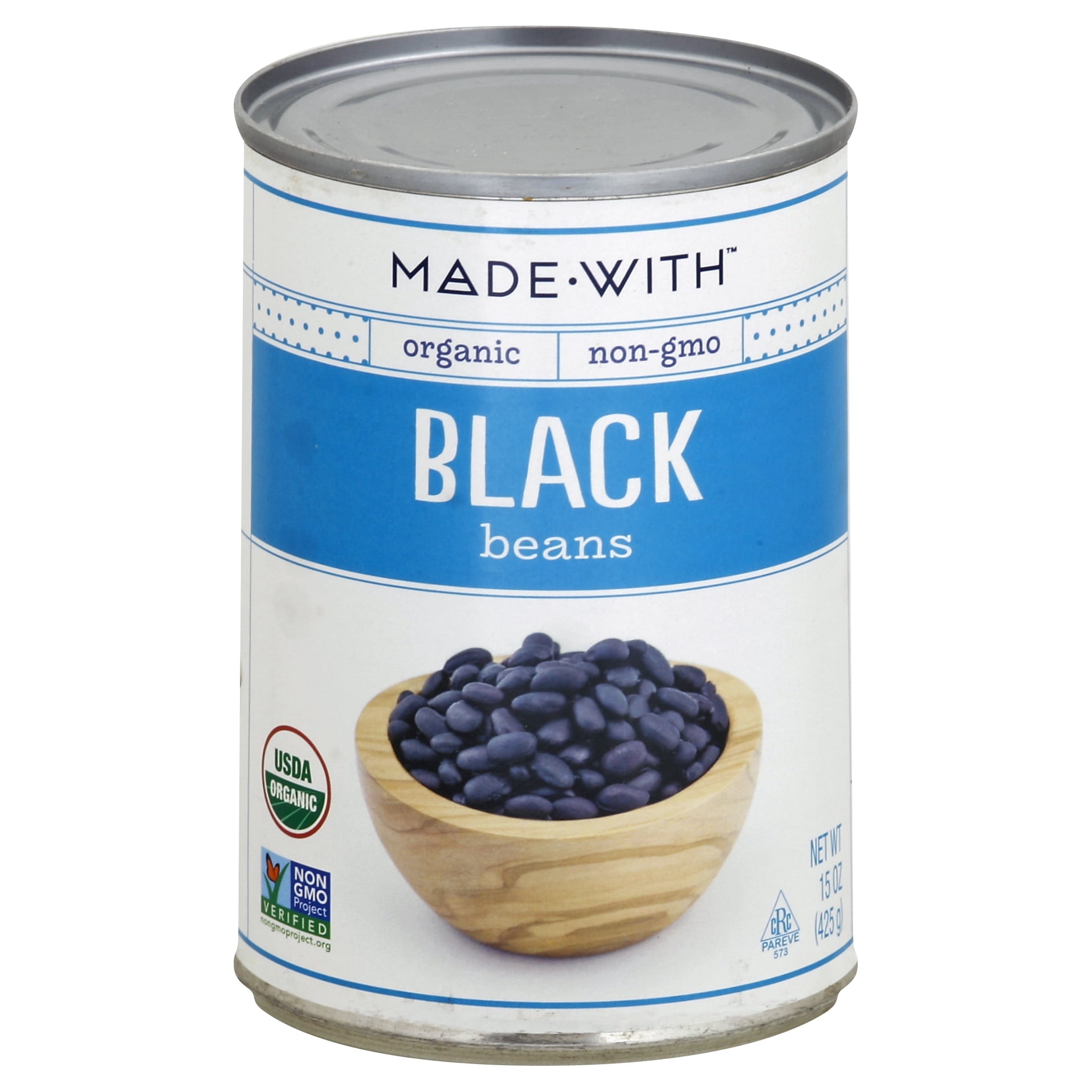 Made With Beans Organic Black Beans 15 oz (Pack Of 12) - Walmart.com