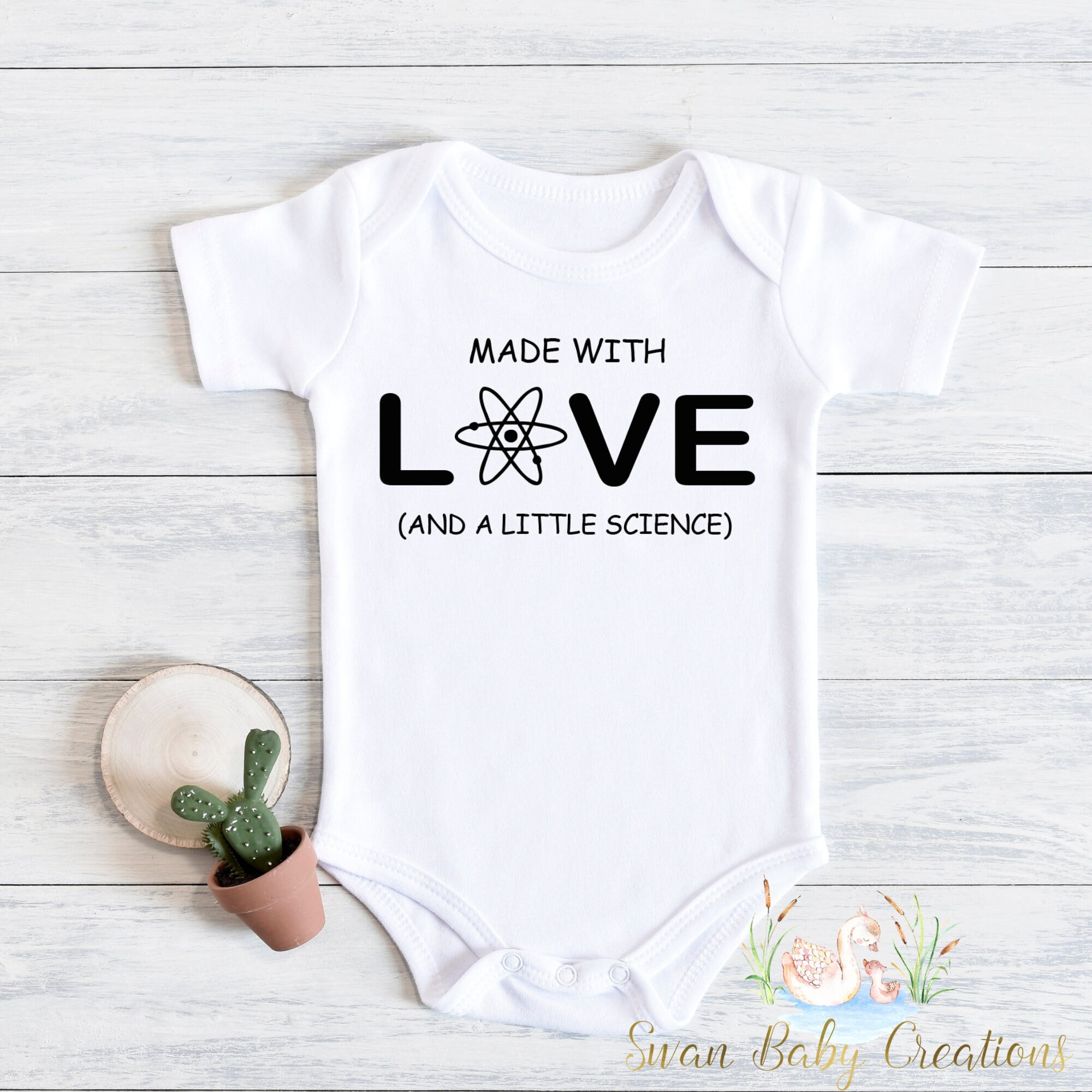 Made With Love And Science Bodysuit, Ivf Â® - Pregnancy Announcement ...