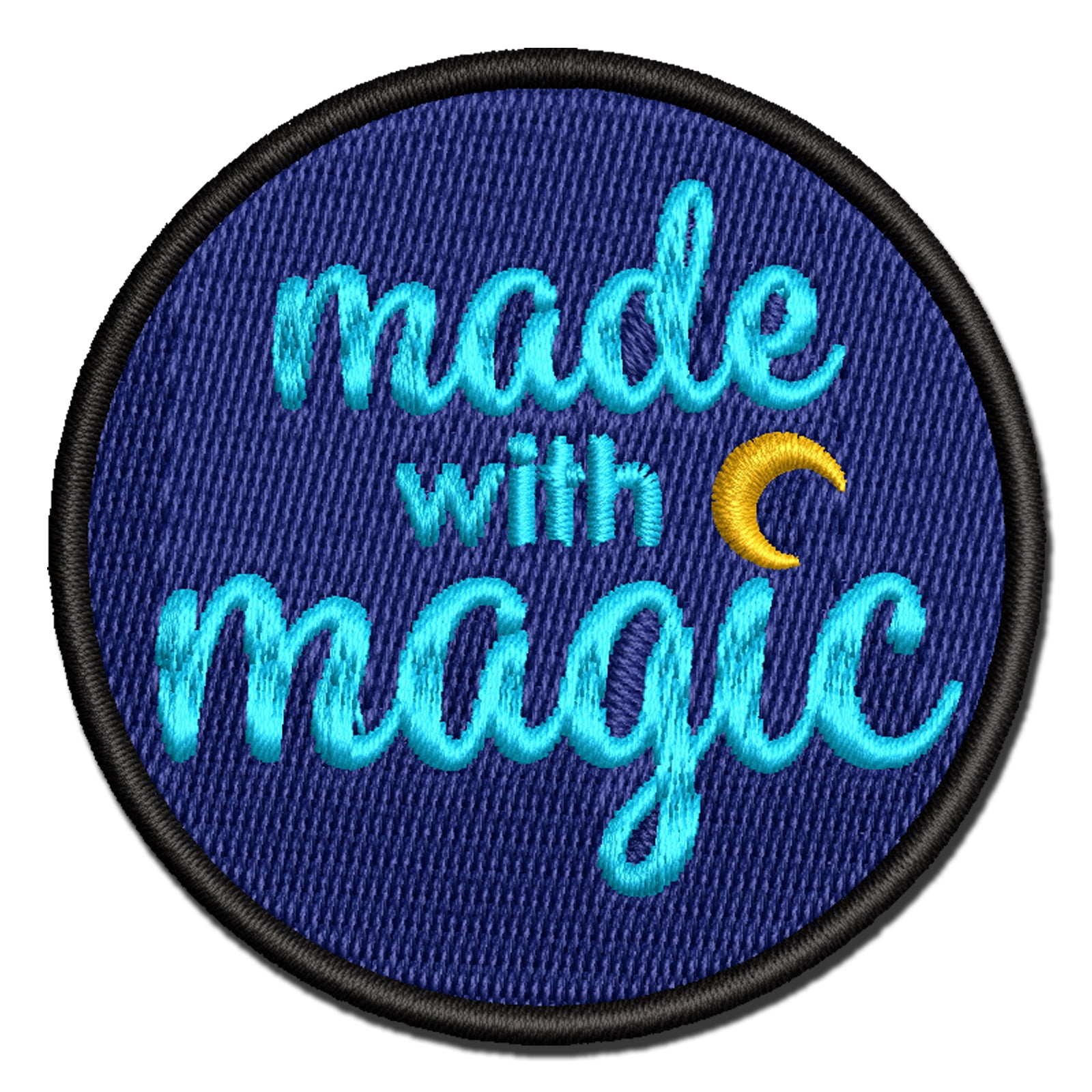 Made With Magic Applique Multi-Color Embroidered Iron-On Patch - 2.0 ...