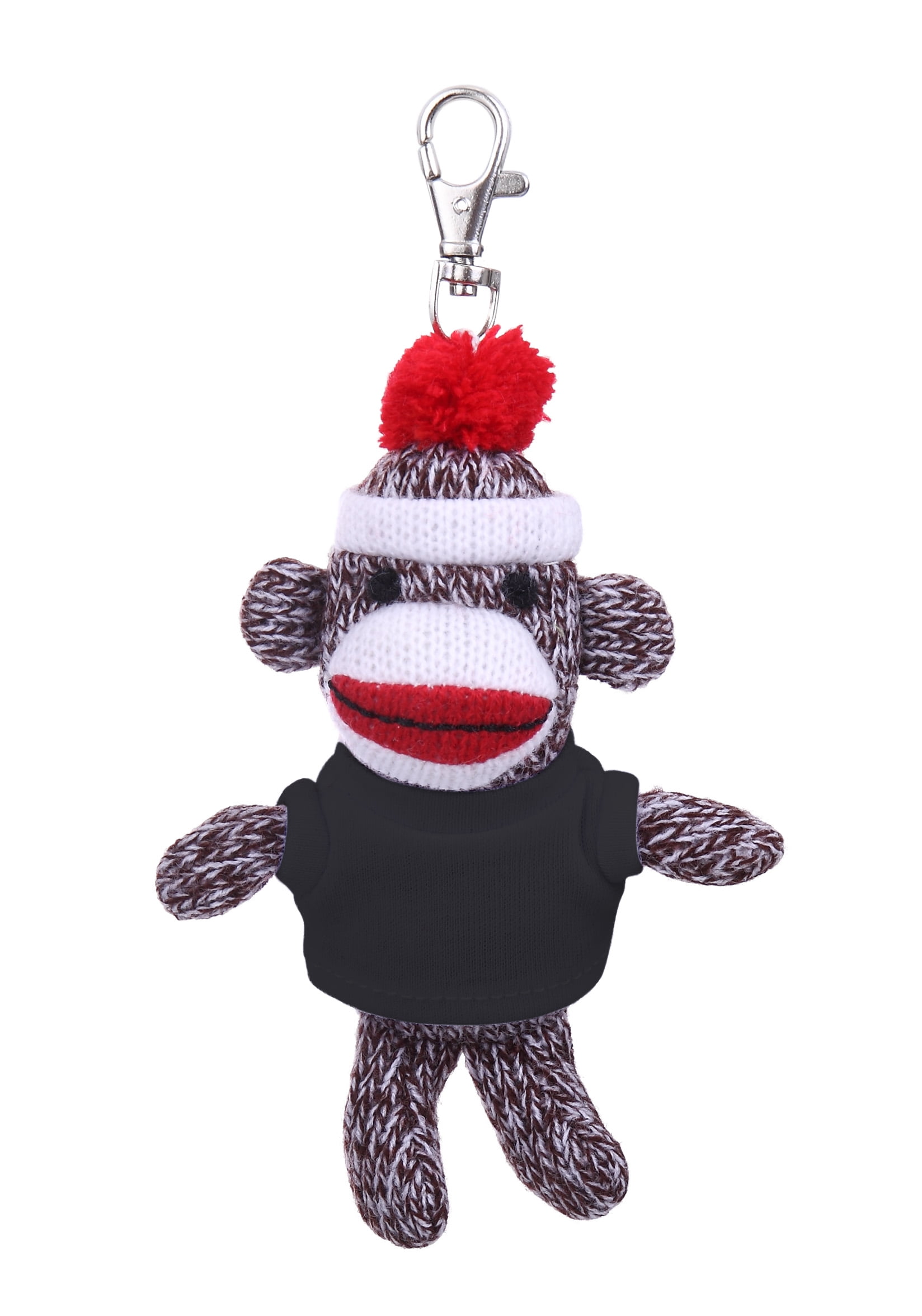 Made by Aliens Personalized Original Sock Monkey Keychain Stuffed ...