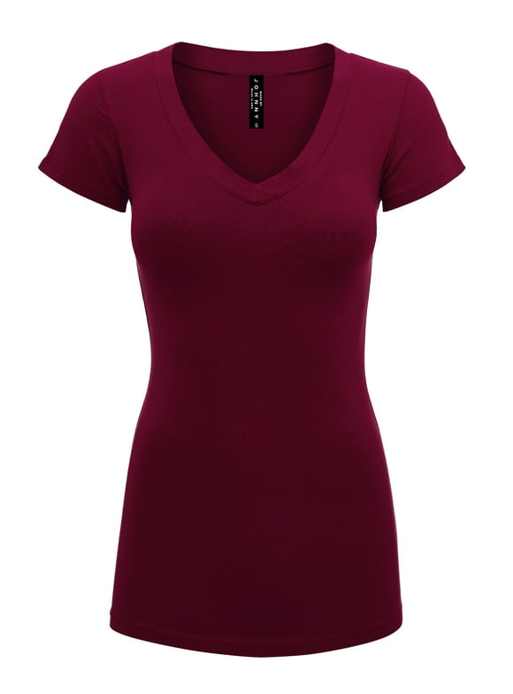 Women's Burgundy Shirts