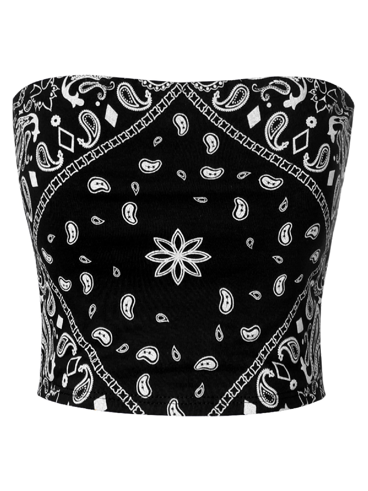 Made by Olivia Women's Causal Strapless Double layered Basic Sexy Tube ...