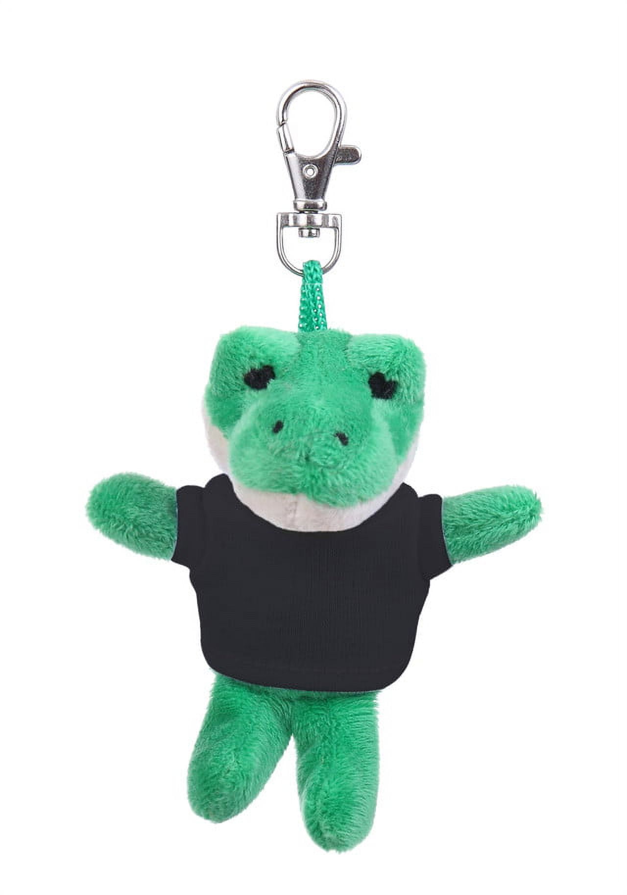 Made by alien's soft plush Crocodile keychain, Clip for the kids keys ...