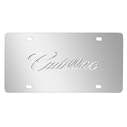 Made for 3D Nameplate Mirror Chrome Stainless Steel License Plate ...