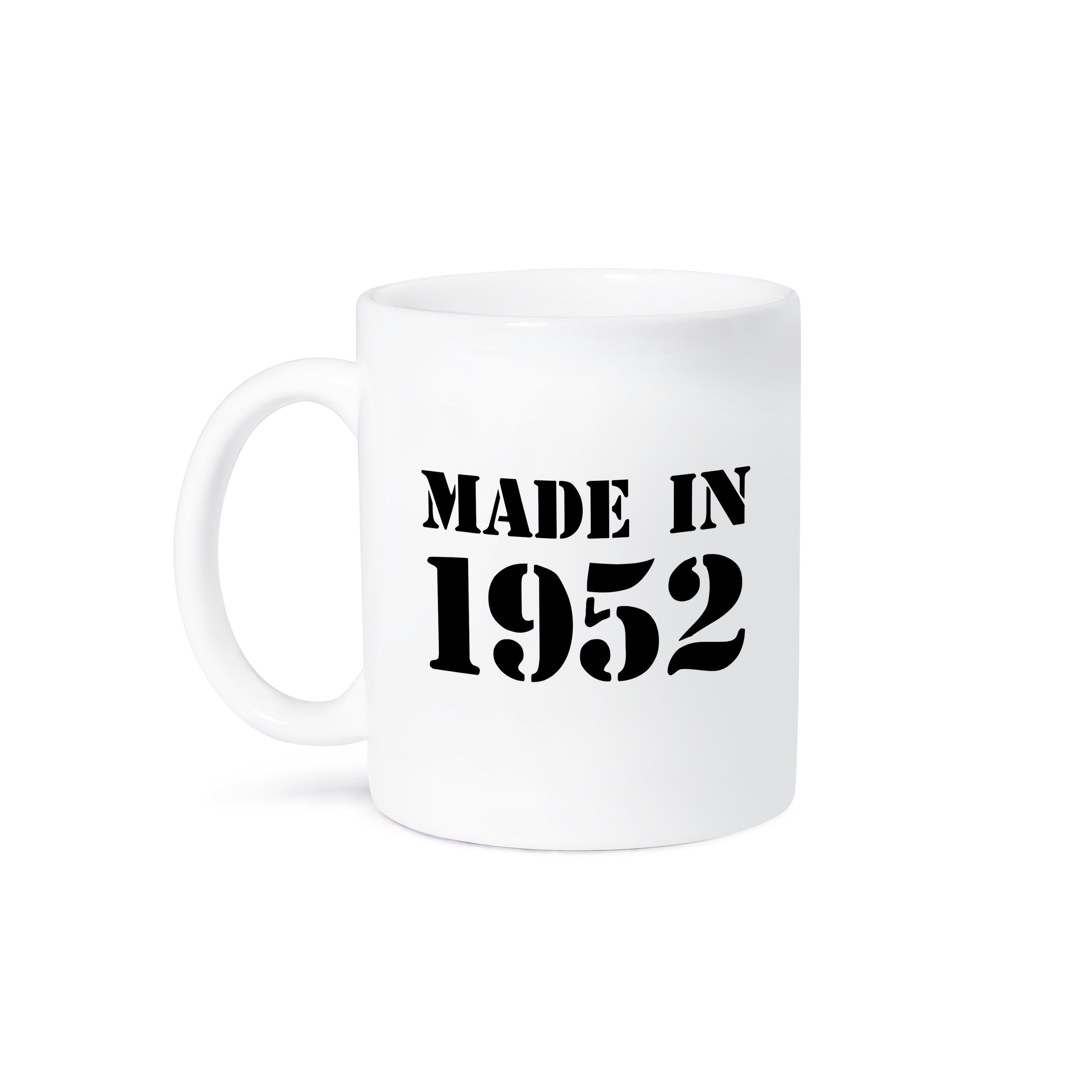 3dRose, Made in 1952 - funny birthday birth year text - fun black bday ...