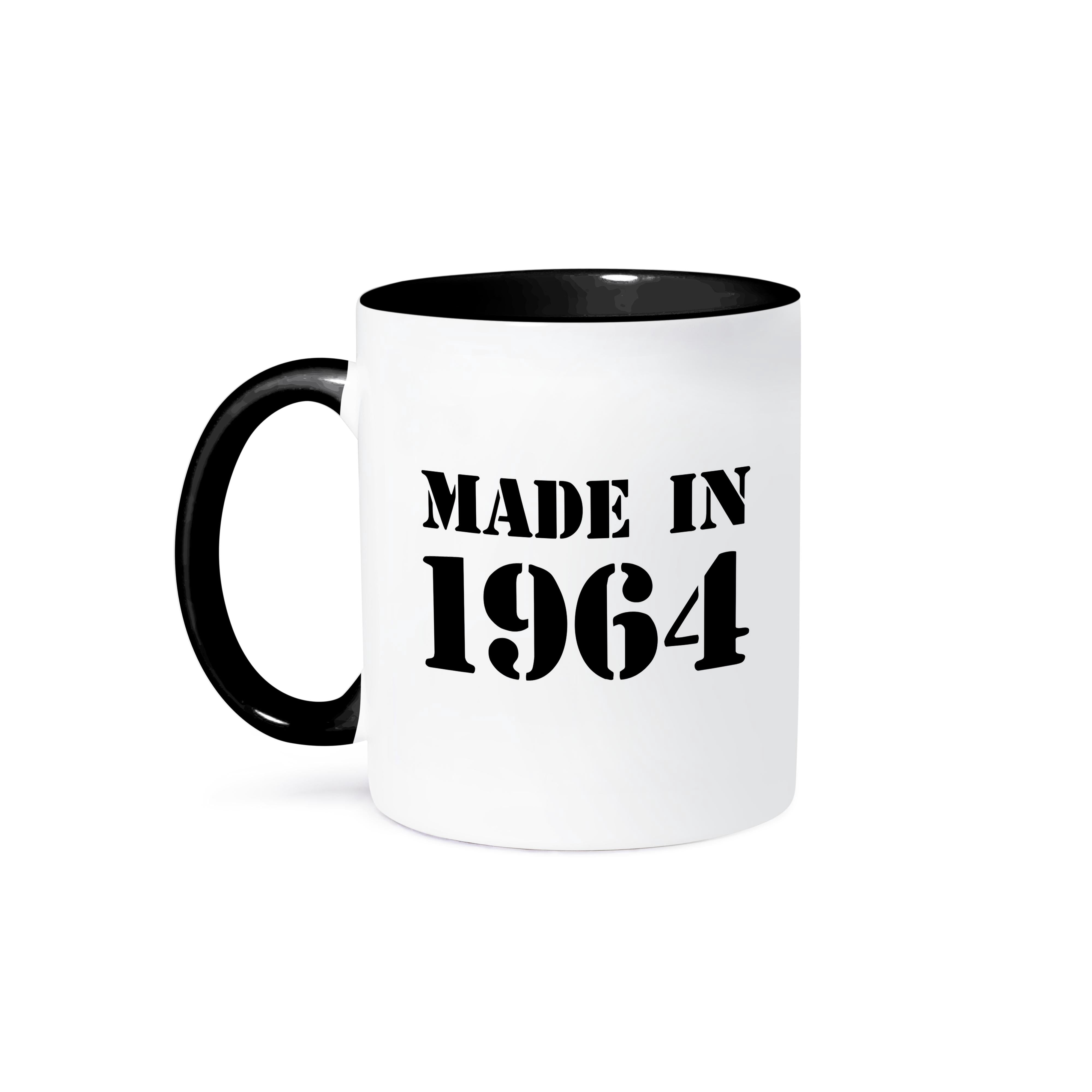 3dRose, Made in 1964 - funny birthday birth year text - fun black bday ...