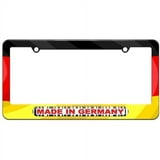 Made in Germany Barcode License Plate Tag Frame, Multiple Colors ...