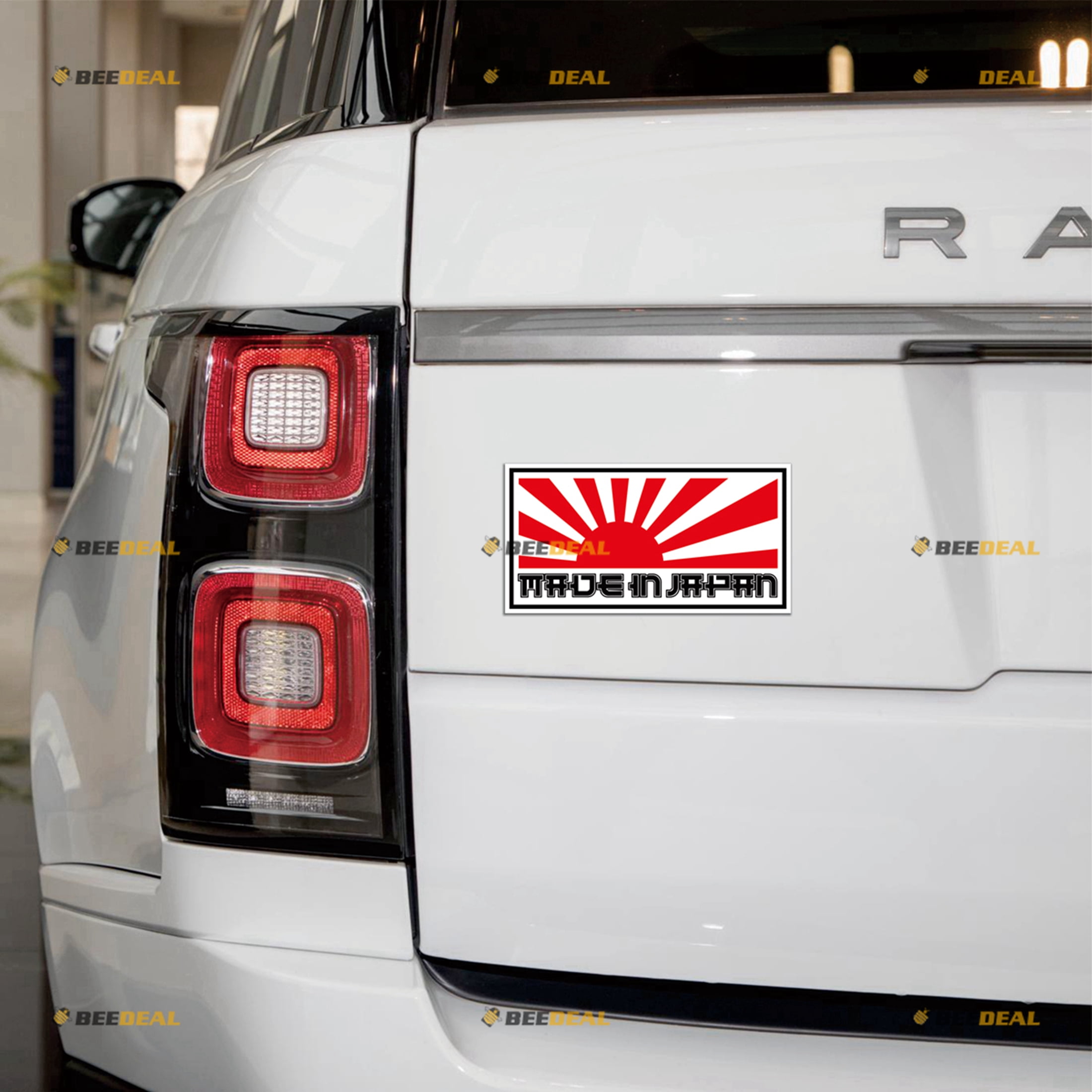 Made in Japan Japanese Rising Sun JDM Car Magnet Magnetic Sticker Decal ...