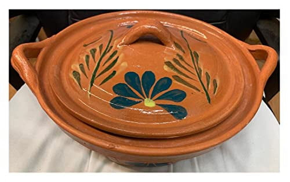 Made in Mexico Cazuela Bowl 16"X8" Grande Large Mexican Casserole Deep ...