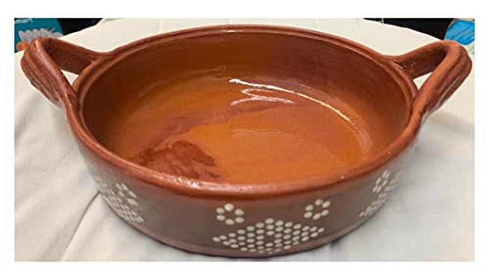 Made in Mexico Cazuela Rellena Bowl 11" X 3" Grande Large Mexican ...