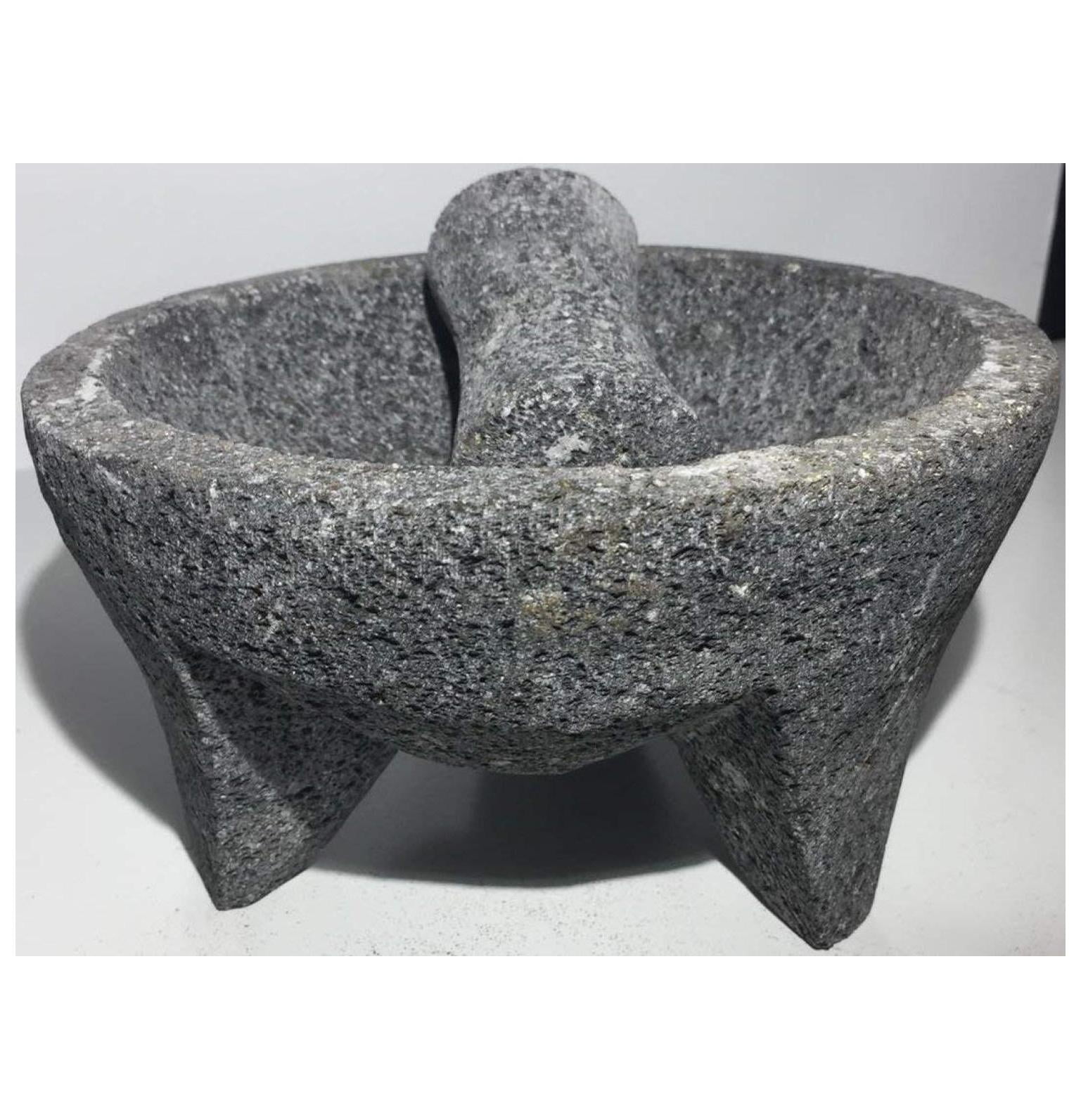 Unbranded Molcajete Tejolote Mortar and Pestle Volcanic Lava Rock Stone ...
