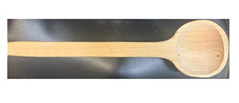 Made in Mexico Mexican Deep Wooden Wood Stirring Deep Spoon Cuchara ...