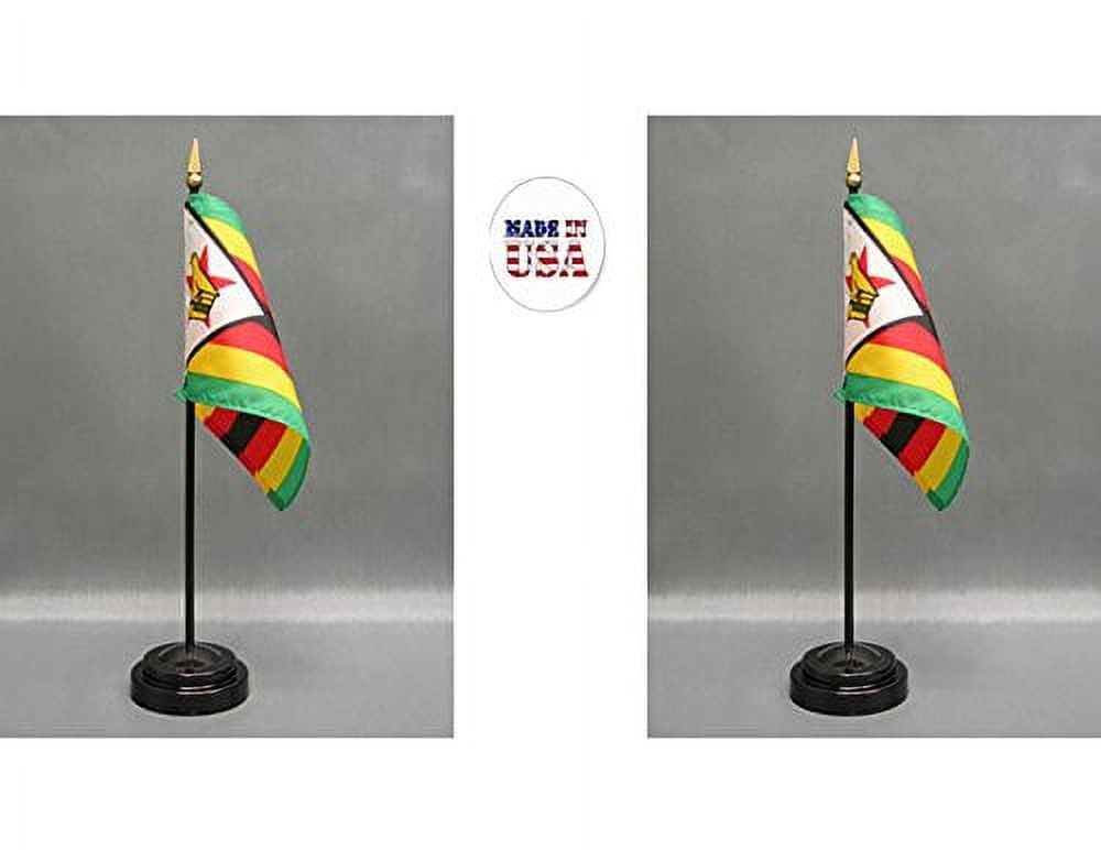 Made in The USA. 2 Zimbabwe 4"x6" Miniature Office Desk & Little Hand ...