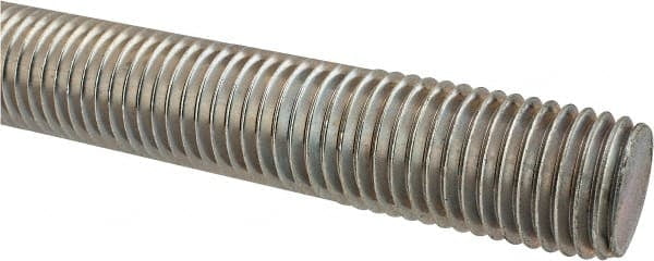 Made in USA 1-8 x 2' Low Carbon Steel Threaded Rod - Walmart.com