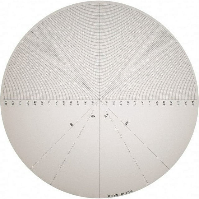 Made in USA 14 Inch Diameter, Radius and Angle, Mylar Optical ...