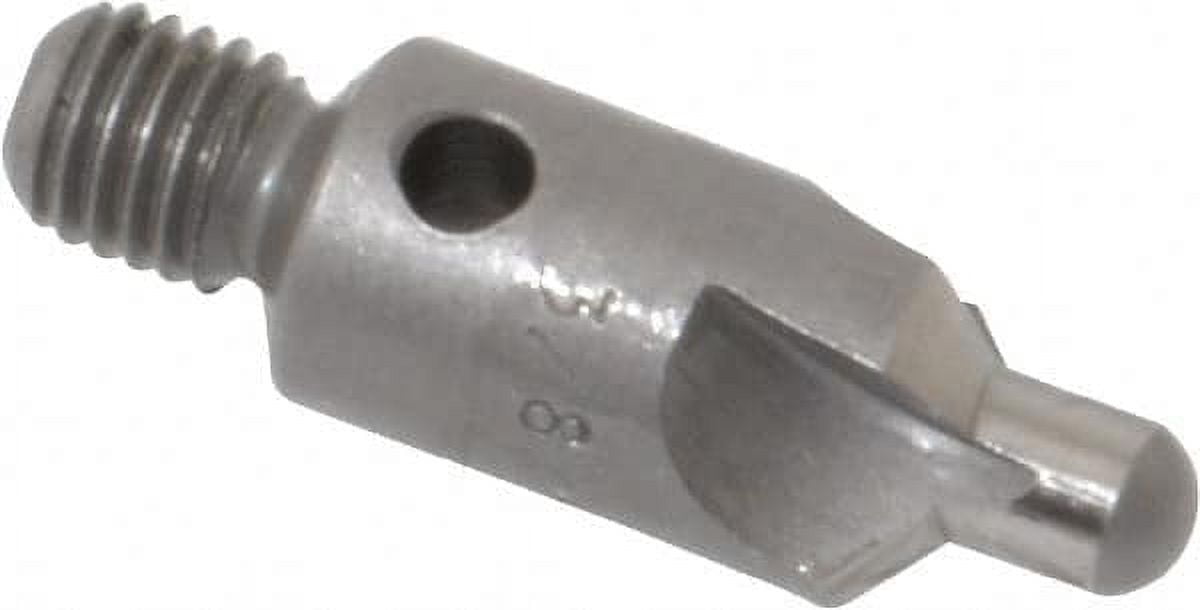 Made in USA 2-1/2" OAL, 3/8" Head Diam, 3 Flute, 100° Incl Angle ...