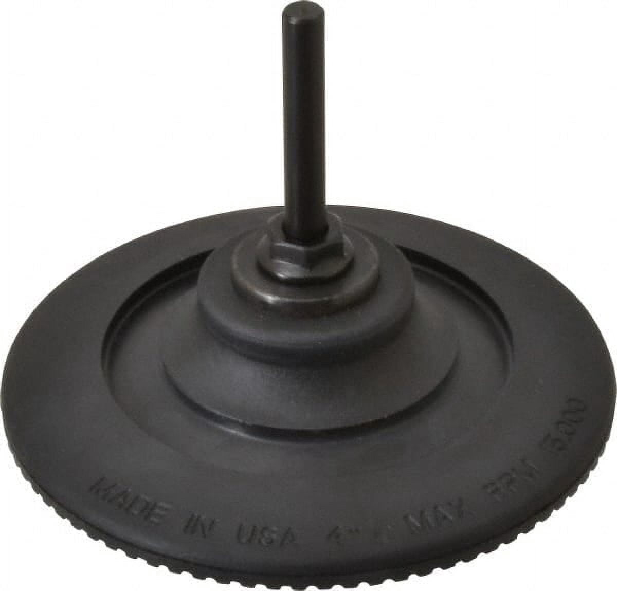Made in USA 4" Diam Quick-Change Type R Disc Backing Pad 1/4" Shank ...