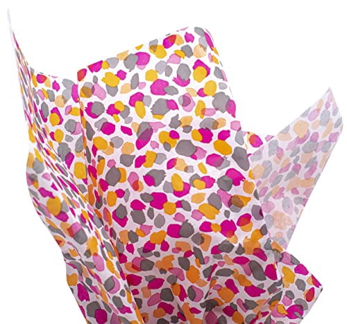 Made in USA 50-Sheet Animal Print Gift Tissue Paper Pack, 20" X 30 ...