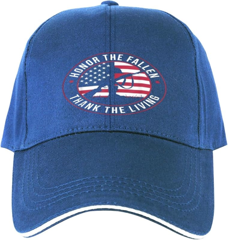 Made in USA Baseball Caps for Men Women,Memorial Day Remember & Honor ...