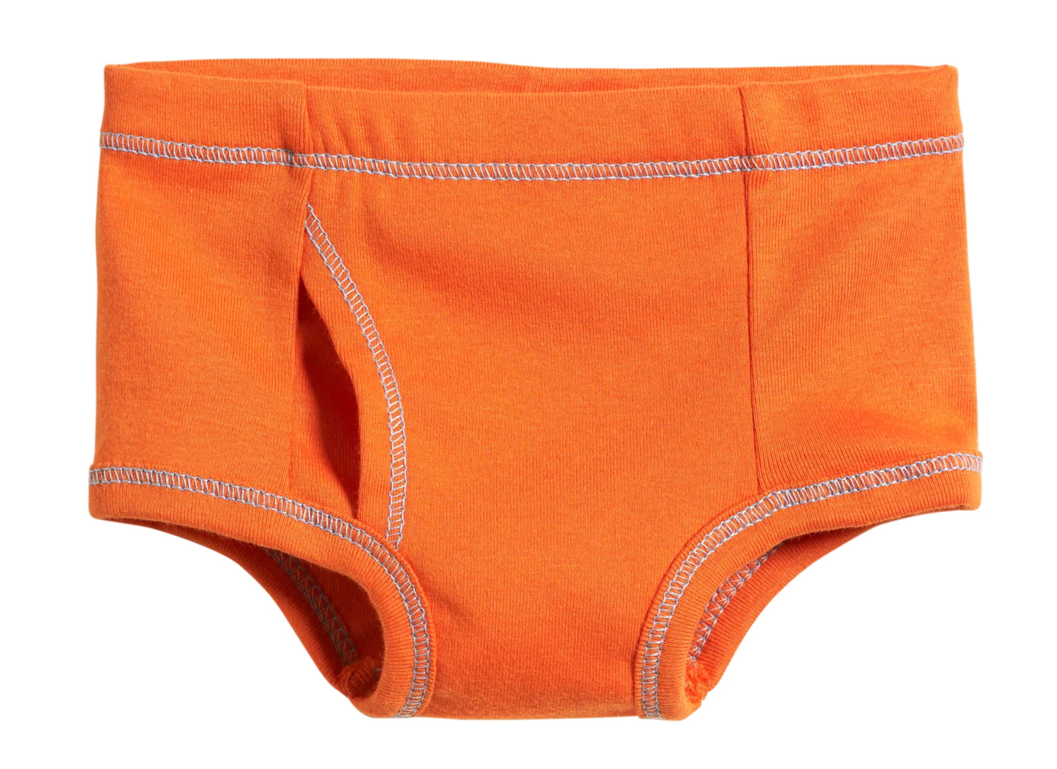 Made in USA Boys Soft-Cotton Briefs Underwear | Orange - Walmart.com