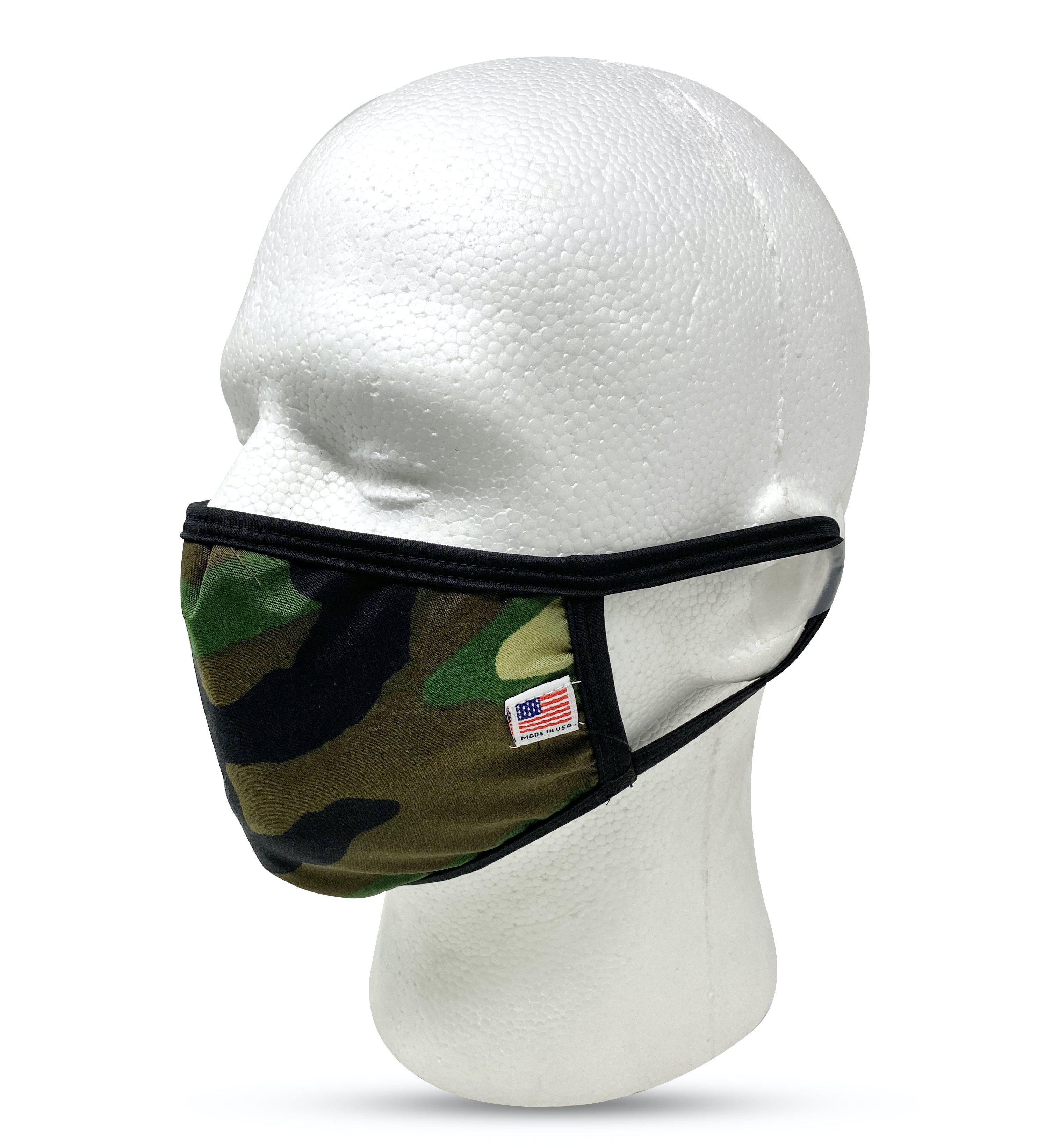 Made in USA Face Masks Mouth Nose Washable Reusable Double Layer Mask ...