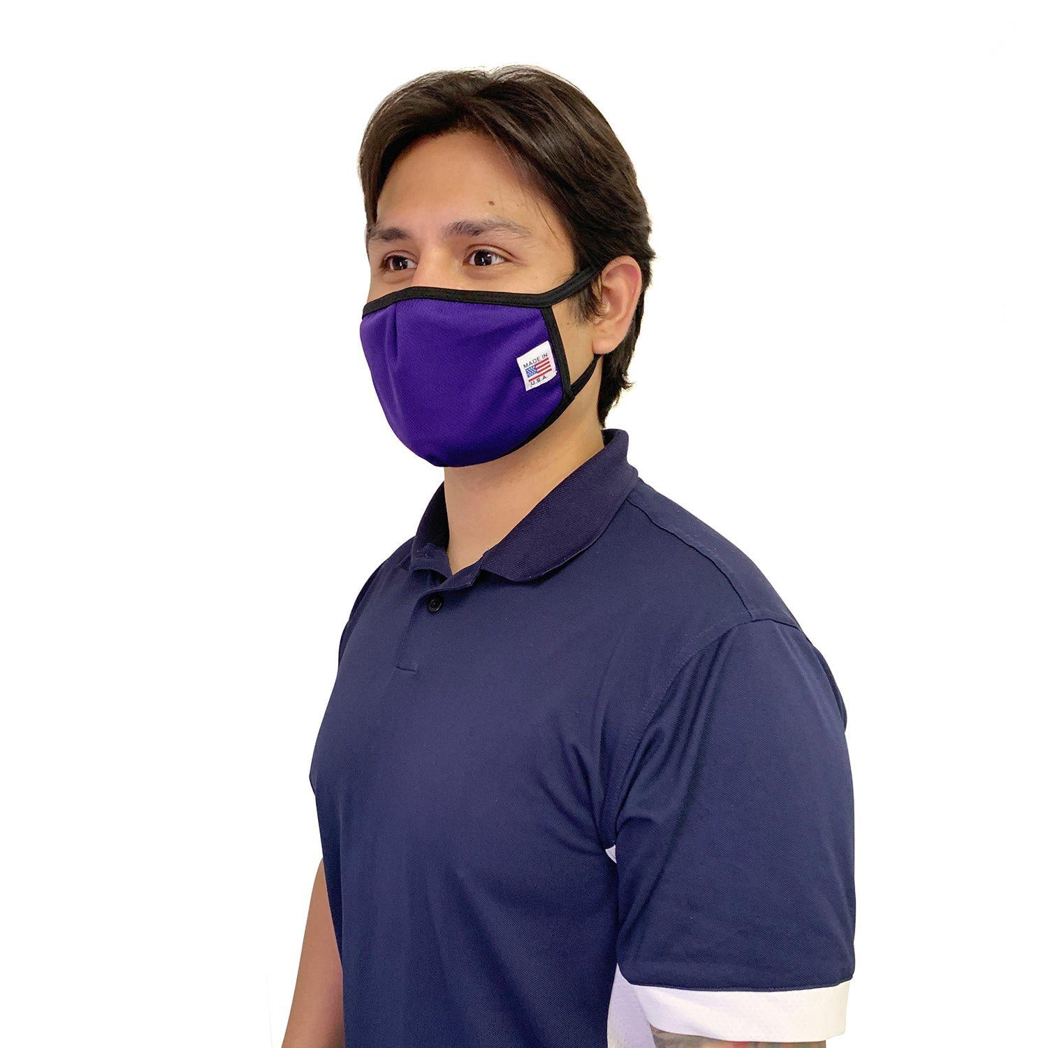 Made in USA Face Masks Mouth Nose Washable Reusable Double Layer Mask ...