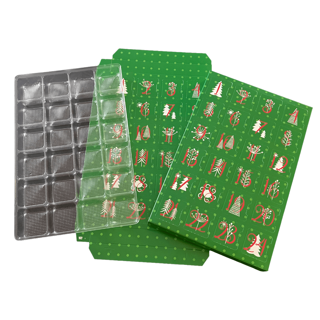 Made in USA - Fillable (Empty) advent calendar boxes with food safe ...