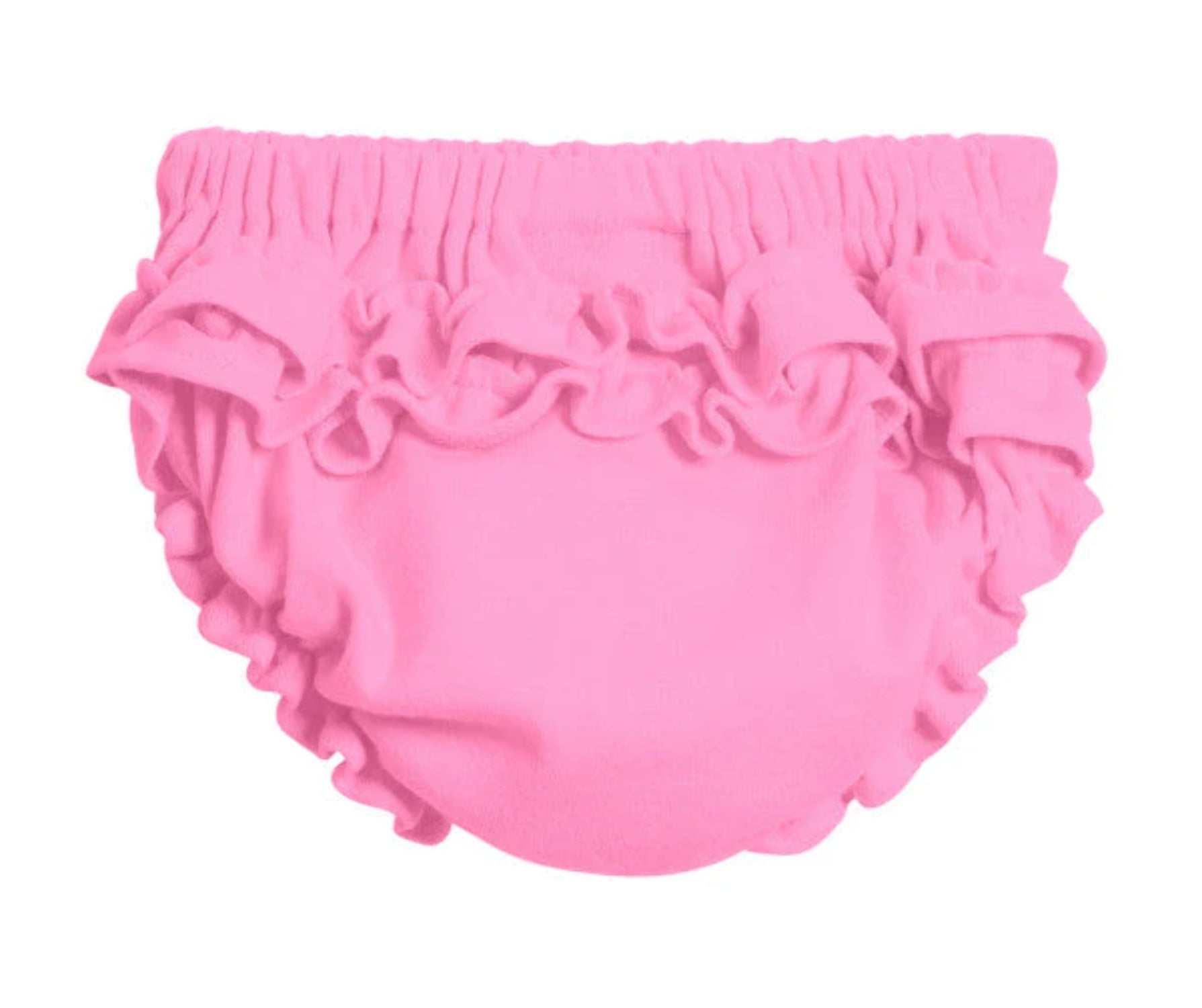 Made in USA Girls Soft Cotton Ruffle Diaper Cover | Bubblegum - Walmart.com