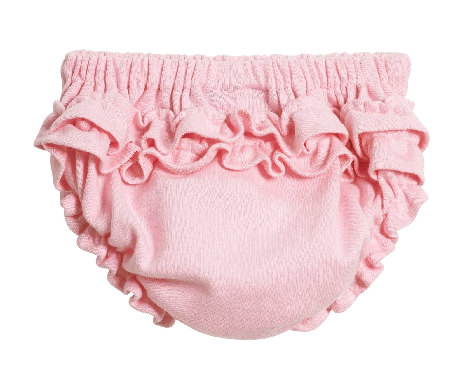 Made in USA Girls Soft Cotton Ruffle Diaper Cover | Pink - Walmart.com