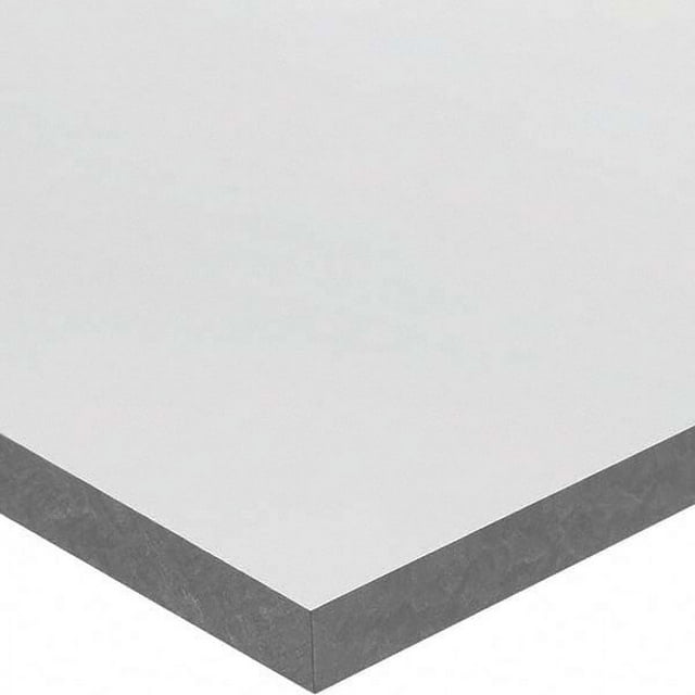 Made in USA Gray PVC Sheet, 3/8" Thick x 12" Wide x 12" Long, ±7% ...