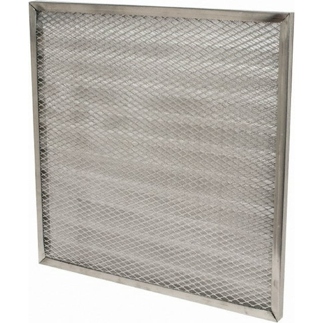 Made in USA Heavy-Duty Washable Pleated Aluminum Mesh Air Filter: MERV ...