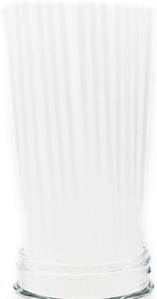 Made in USA Pack of 250 Slim Tall (10" X 0.21") Plastic Drinking Straws ...