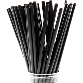 Plastic Straws in Straws | Black - Walmart.com
