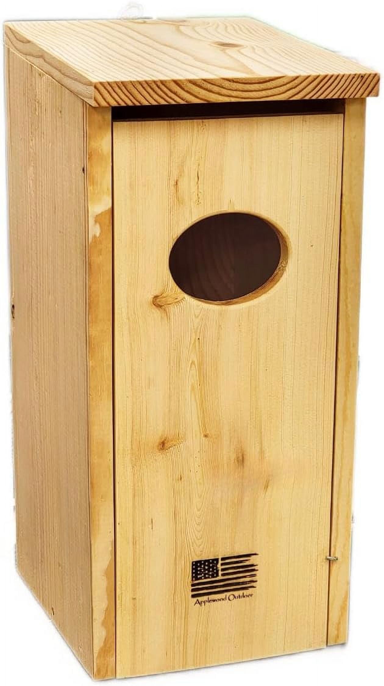 Made in USA, Premium Pine Wood Duck House, Ready to Install Nesting Box ...