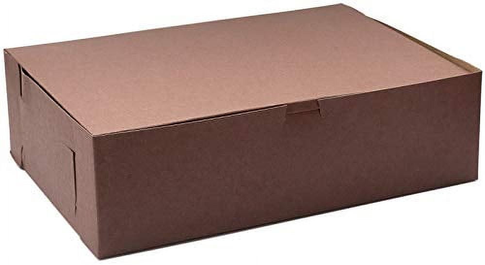 Made in USA Recycled Chocolate Kraft Cake Box & Rectangular Cake Boards ...