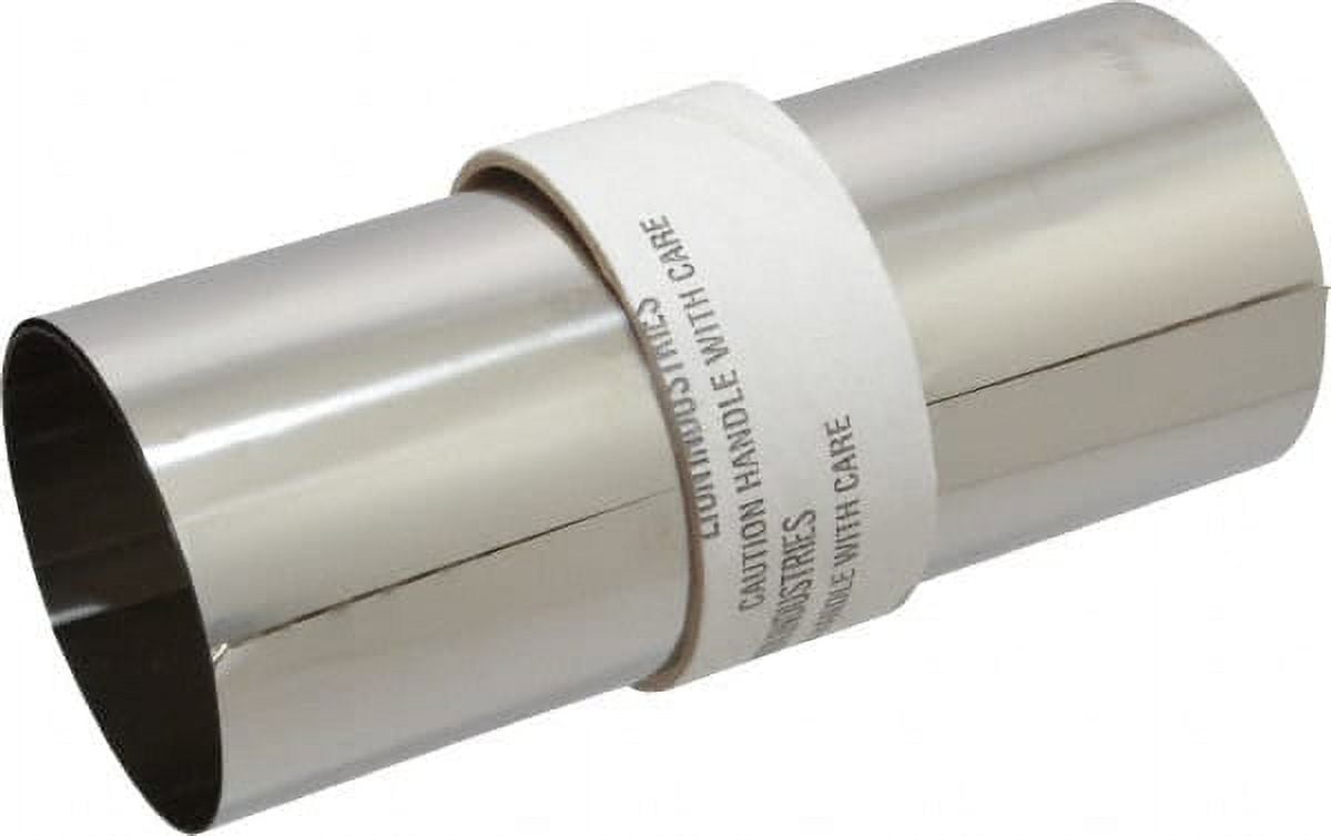 Made in USA Type 302 Stainless Steel Shim Stock Roll, 6" Wide x 50" Long x 0.001" Thick ...