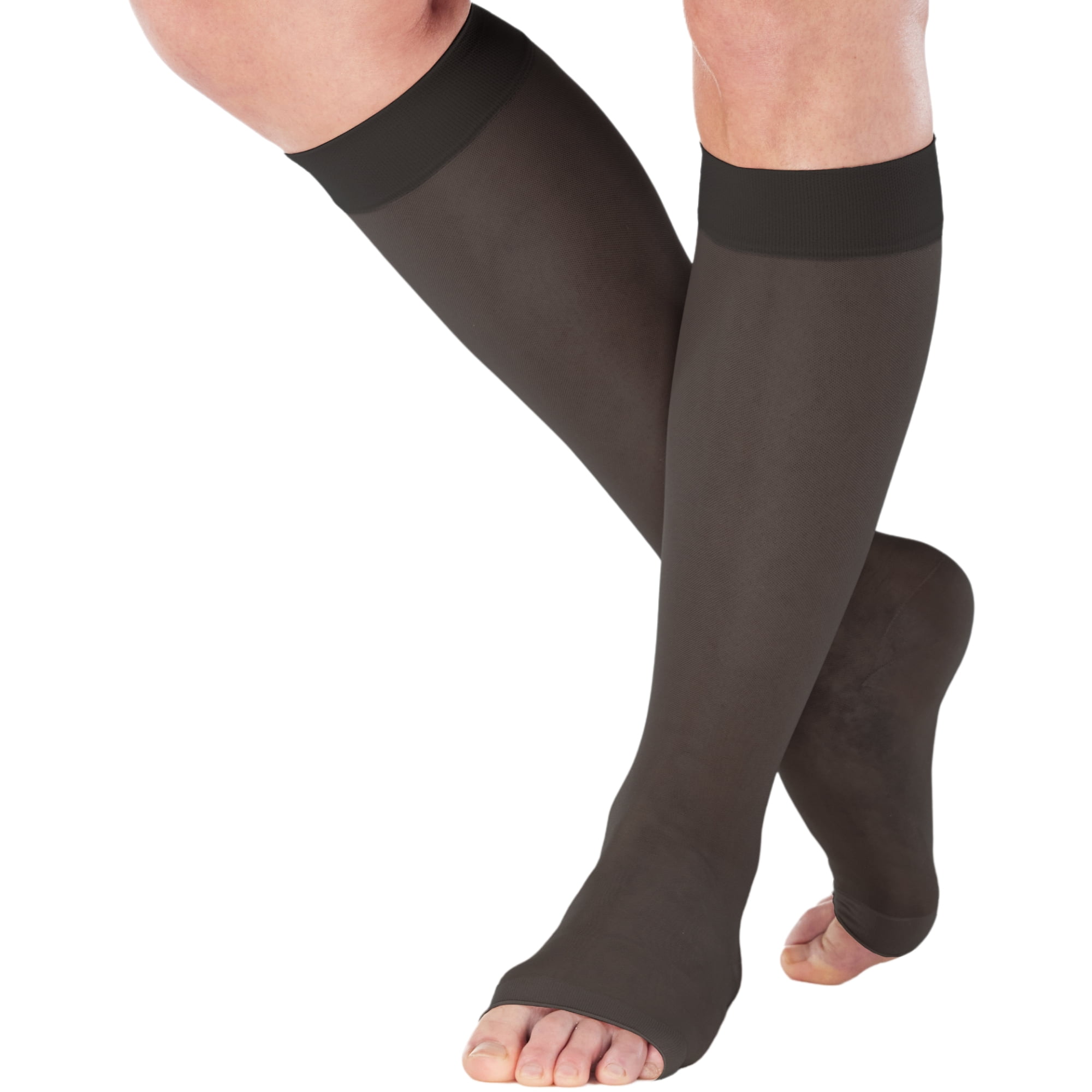 Made in USA - Womens Compression Socks 15-20mmHg for Varicose Veins ...