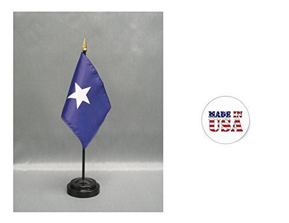 Made in the USA. 2 Bonnie Blue 4"x6" Miniature Desk & Table Flags ...