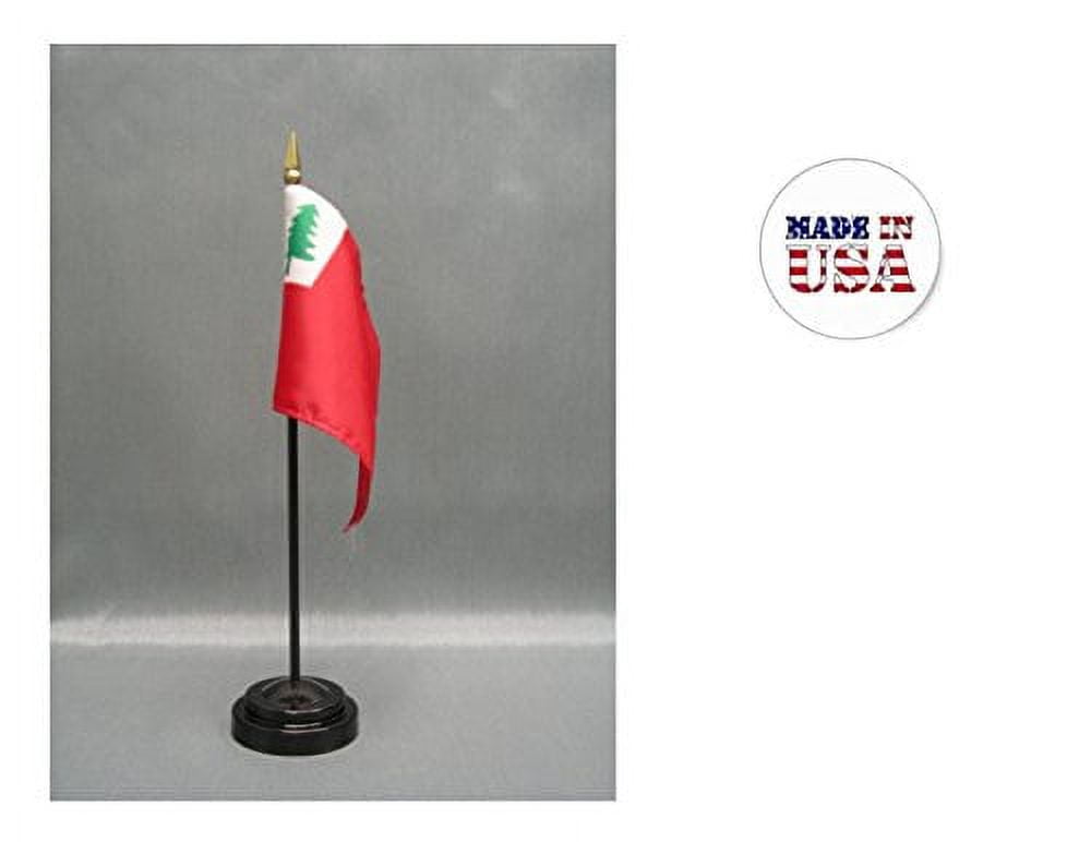 Made in the USA. 2 Continental 4"x6" Miniature Desk & Table Flags ...