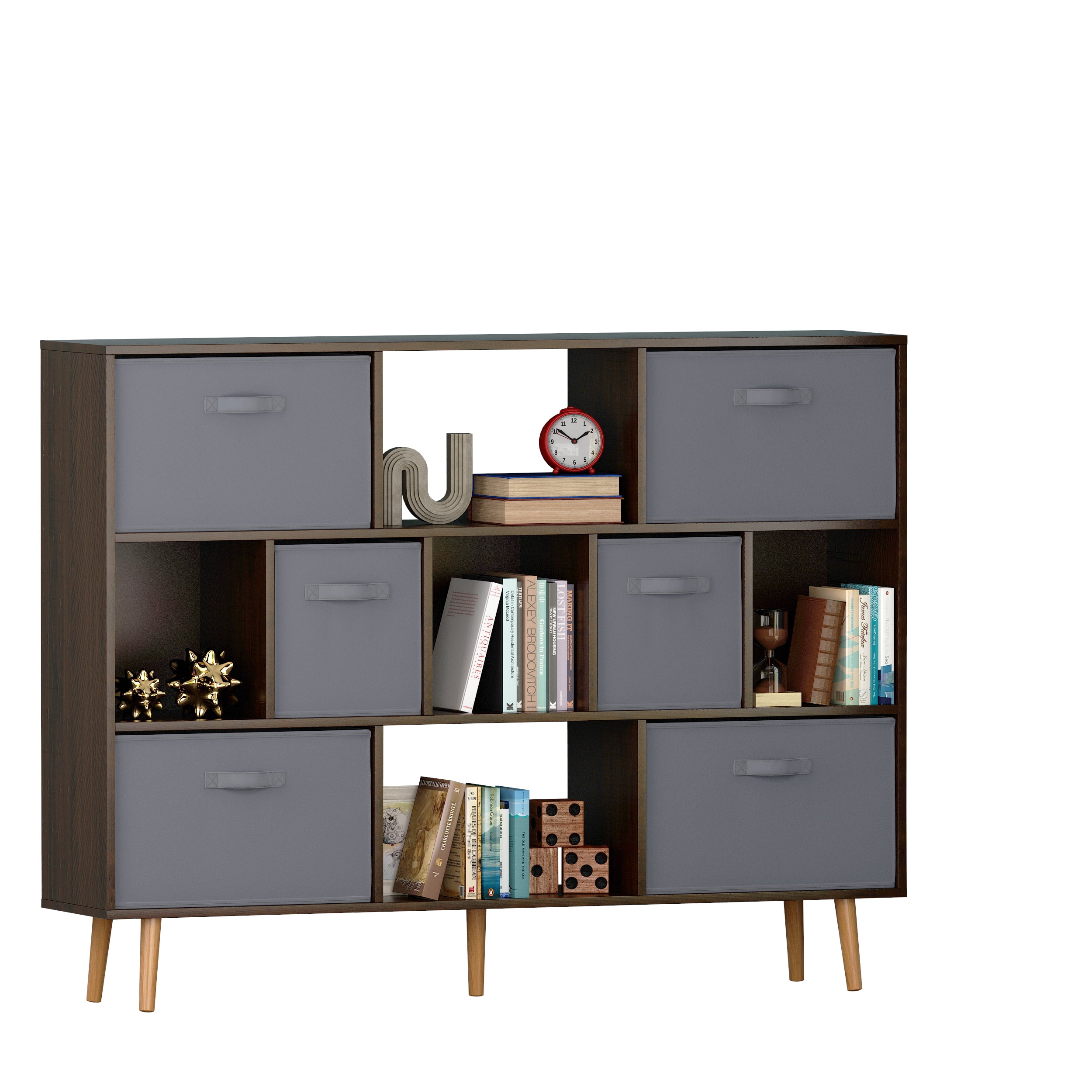 Made of high-quality wood materials The cube bookshelf - Walmart.com