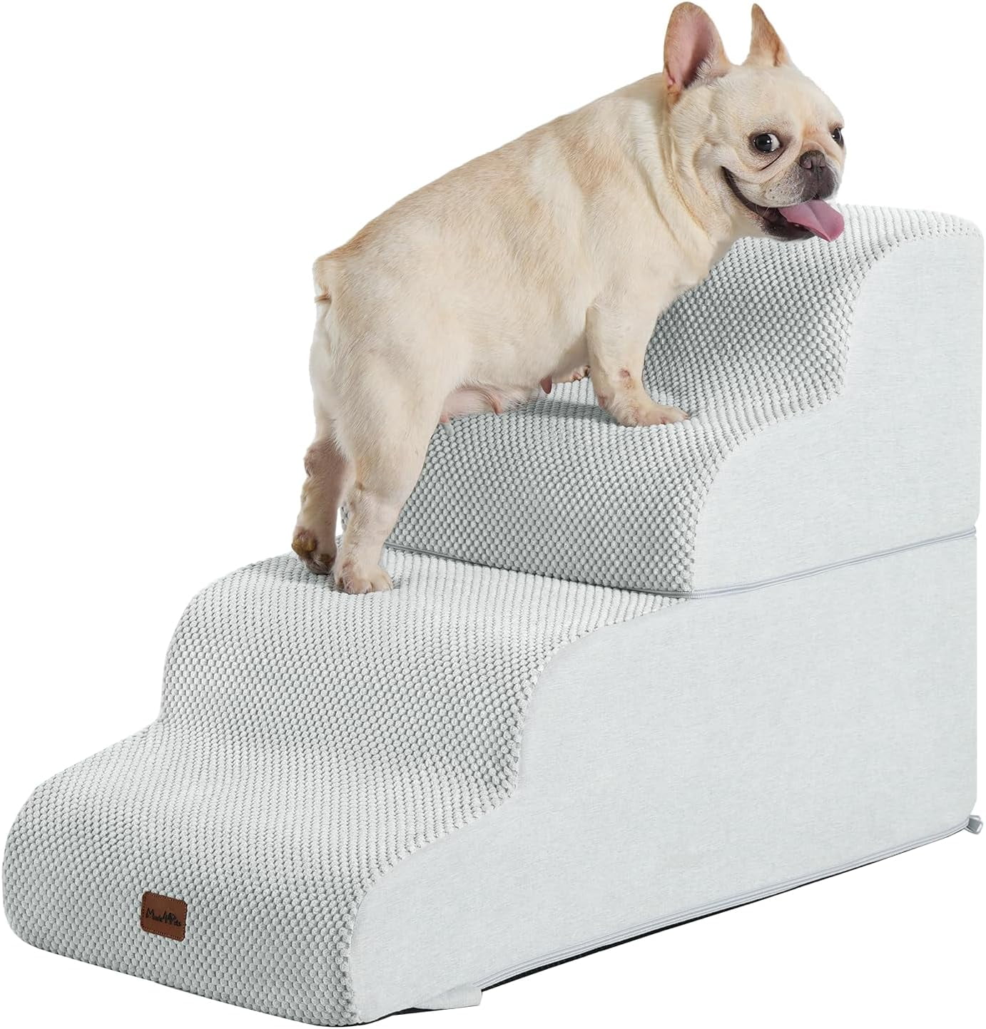 Made4Pets Dog Stairs Ramp for Bed, 4-Step Dog Steps for High Bed Couch ...