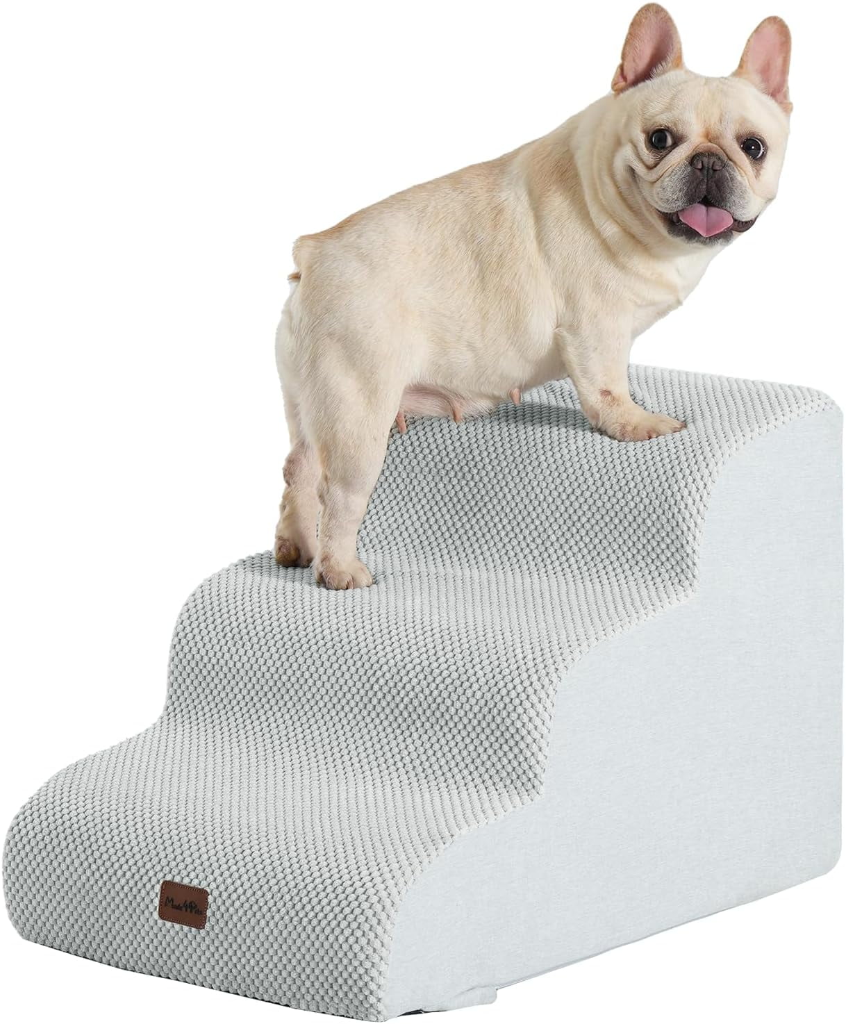 Made4Pets Dog Stairs Ramp for Small Dogs, 3-Step Dog Steps for Bed ...