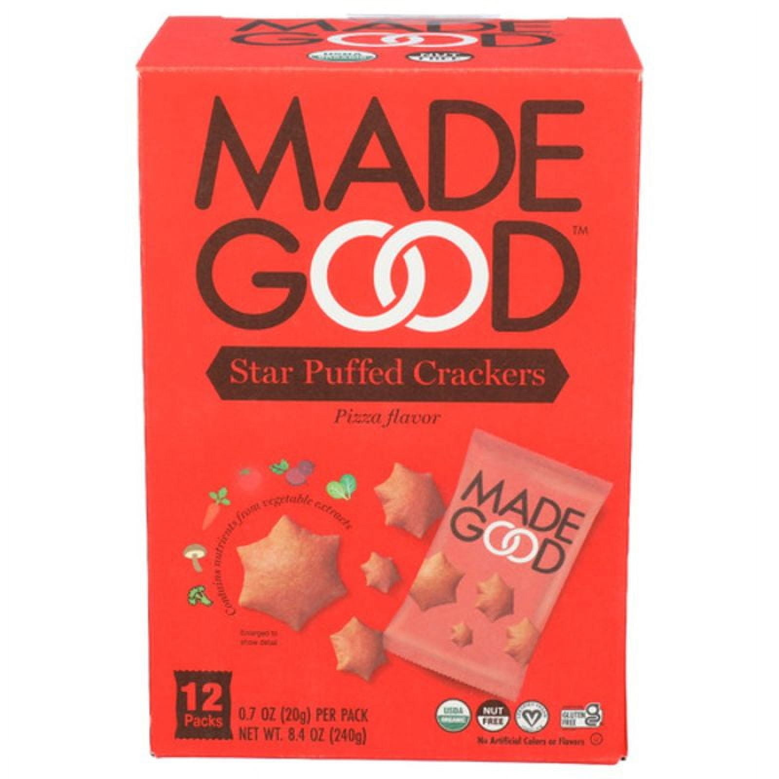 Madegood Organic Pizza Star Puffed Crackers 12 Pack 12 ct - Walmart.com