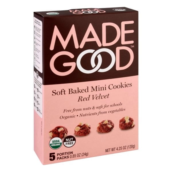 Made Good - Organic Vegan Red Velvet Mini Cookies - Case Of 6 - 4.25 Oz ...